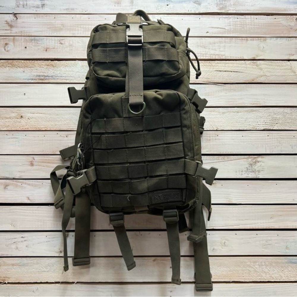 Highland Tactical Army Green MOLLE Backpack Military … - Gem